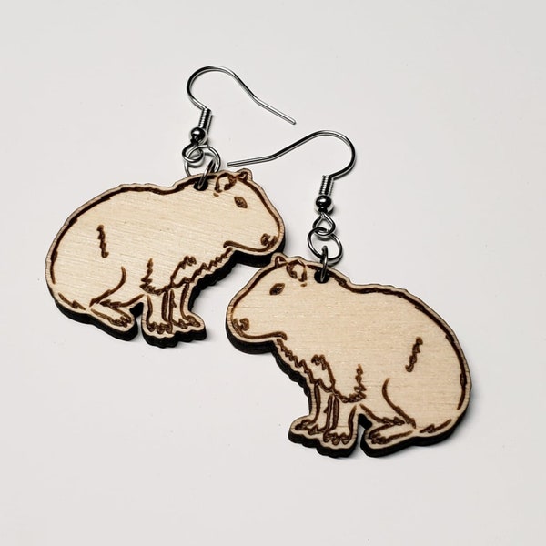 Capybara Earrings - Etsy