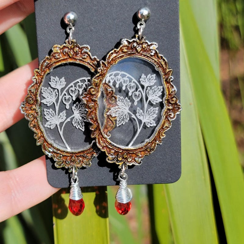 Botanical Earrings - Etsy