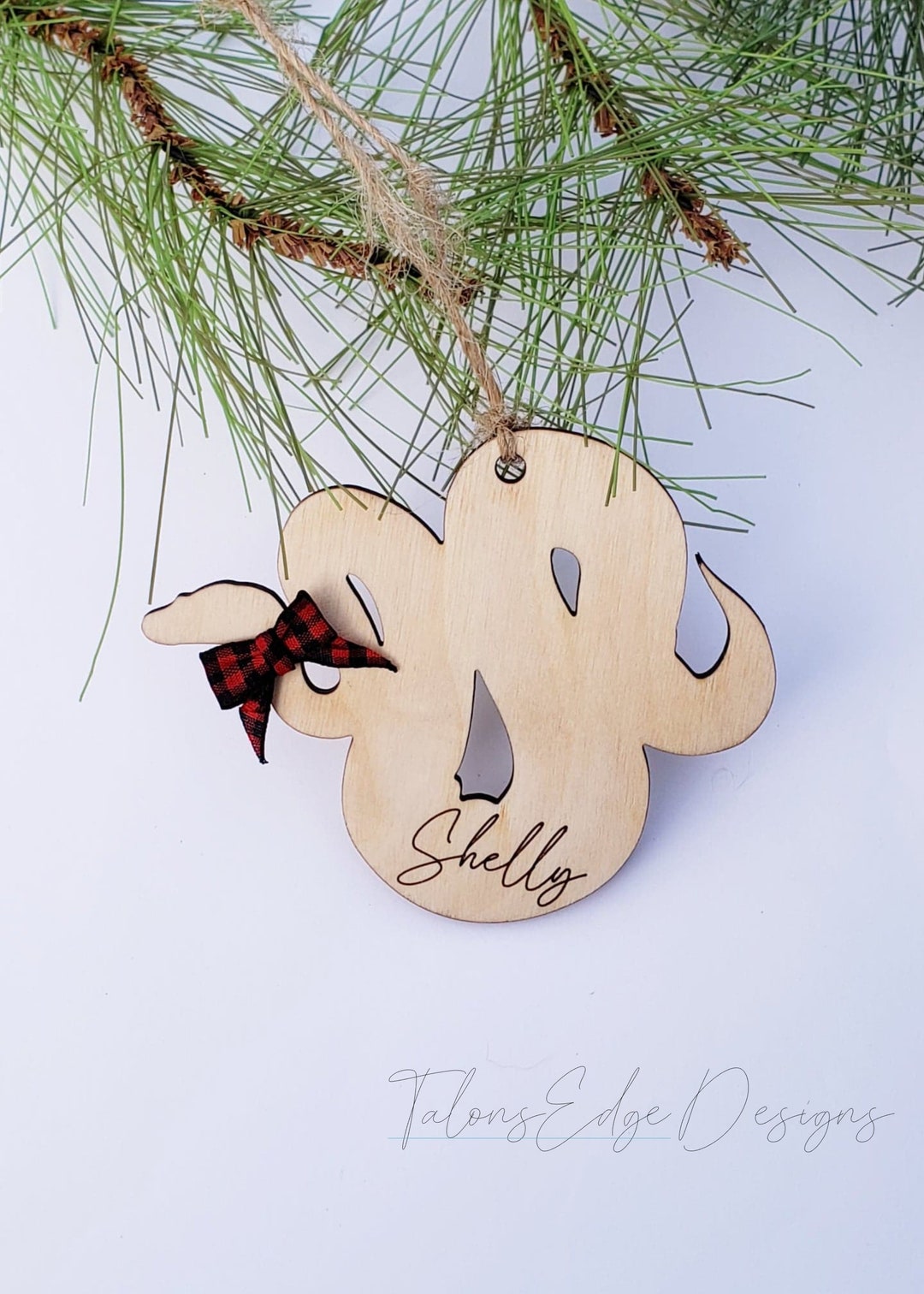 Python Ornament - Personalized - Add Your Pet's Name - Python Ornament ...