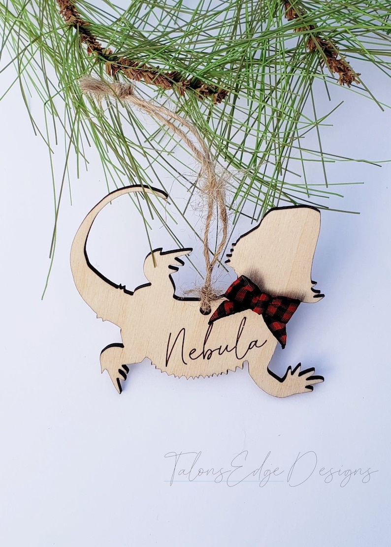 Bearded Dragon Ornament Personalized Add Your Pet's - Etsy