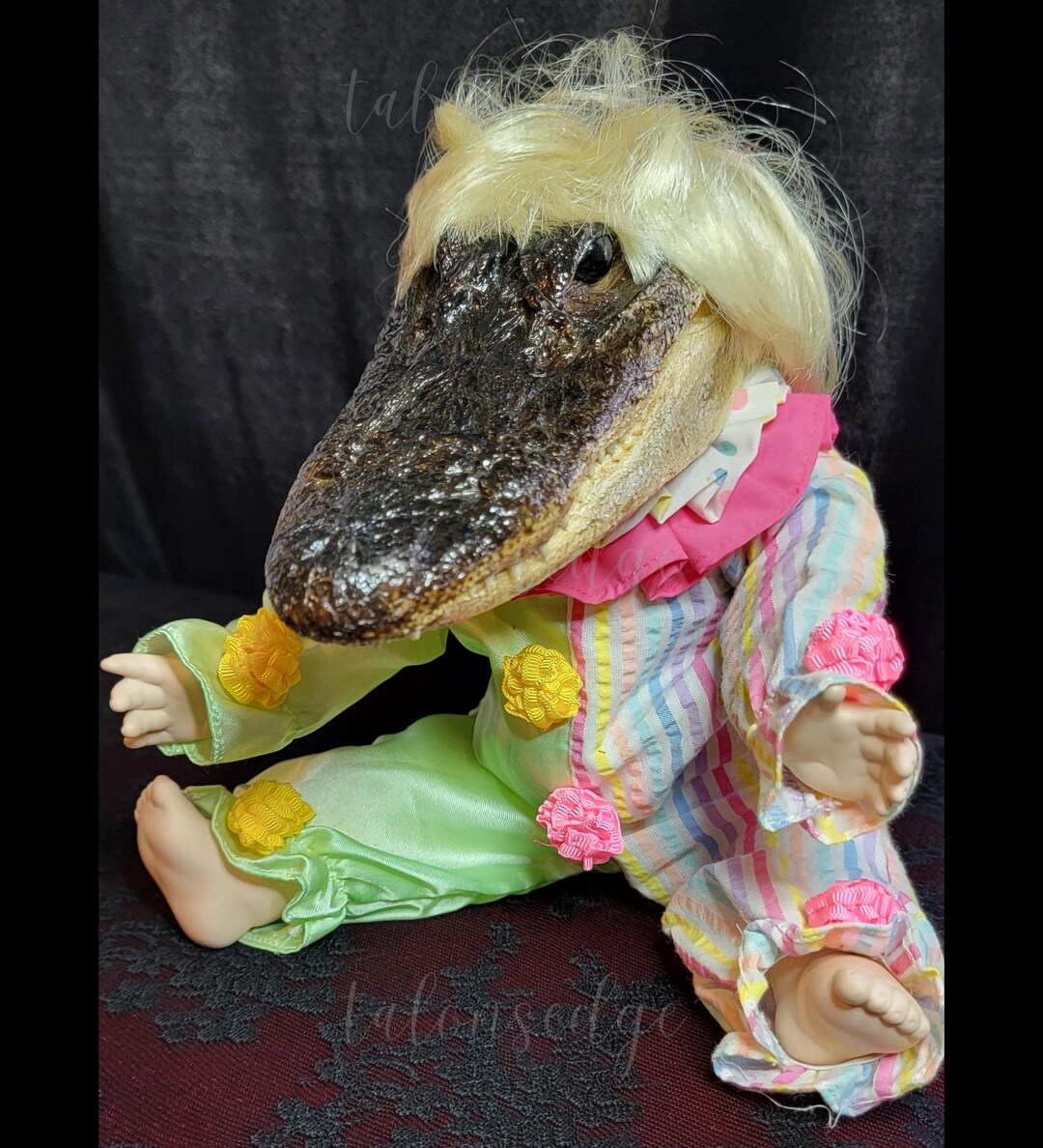 Abby - Gator Doll - Weird Dolls - Alligator - Swampy Friends - Etsy