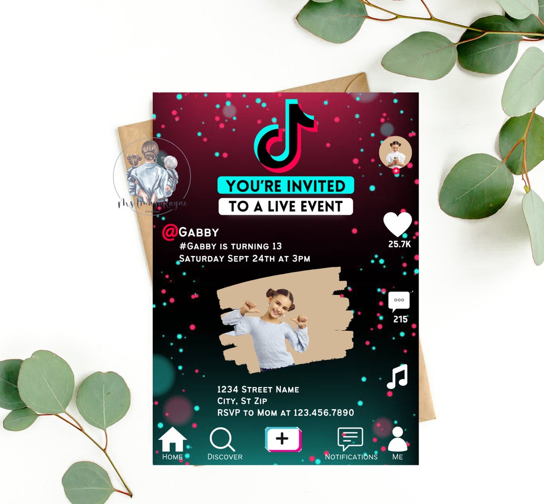 Editable Musical Birthday Invitation, Musical Party, Musical Girl Party ...