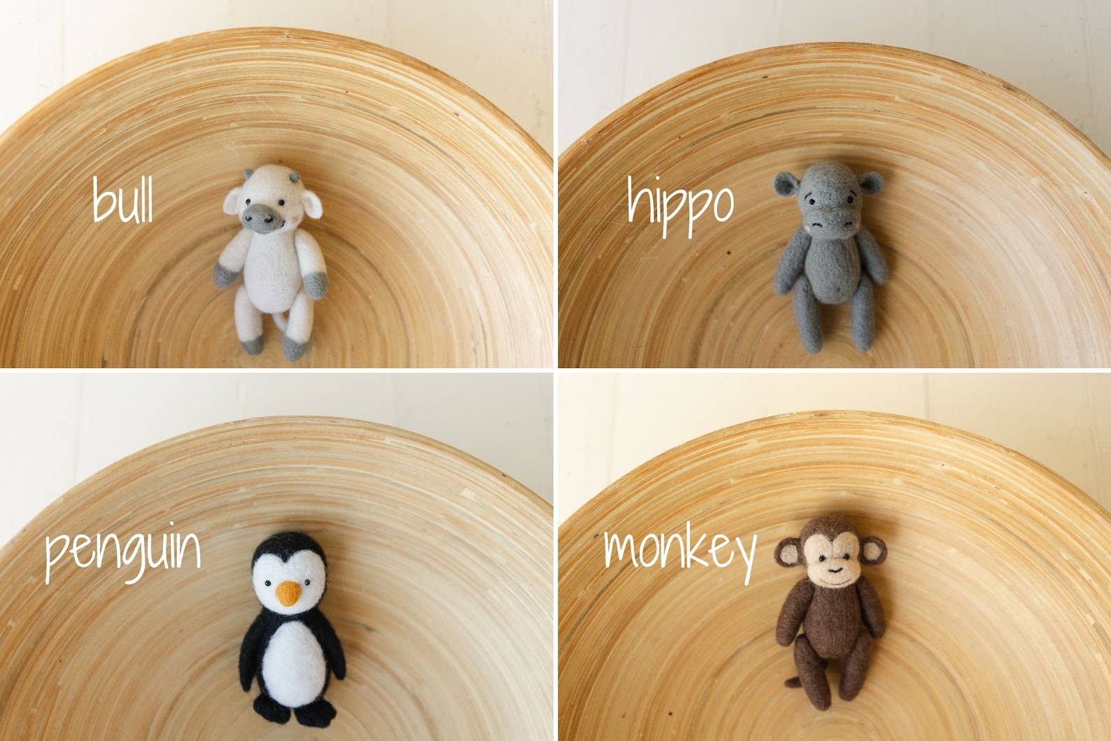 Newborn Photography Felt Toy Felted Animals Photo Props Felt - Etsy