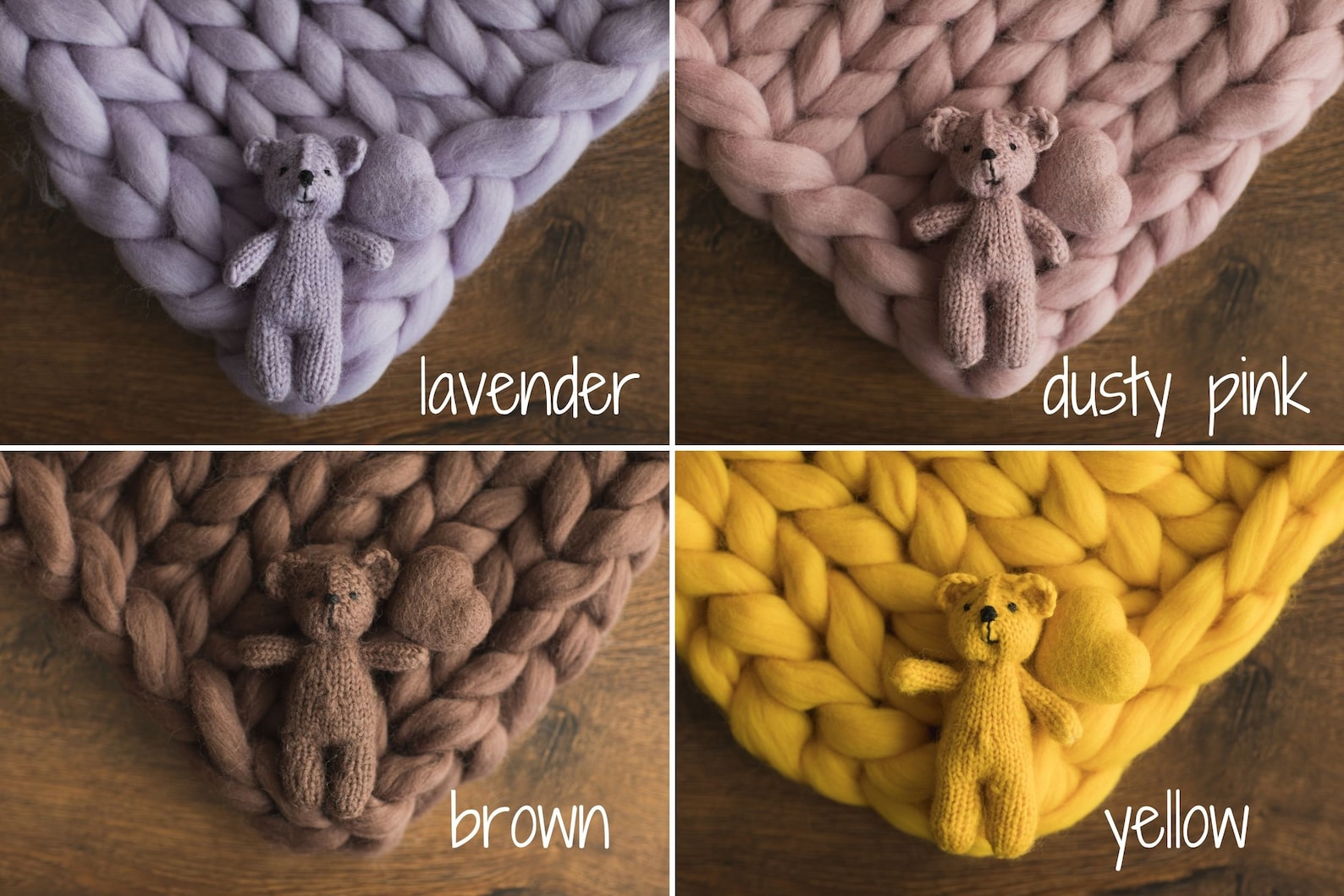 Merino Wool Teddy Bear Toy for Newborn Photographynewborn | Etsy UK