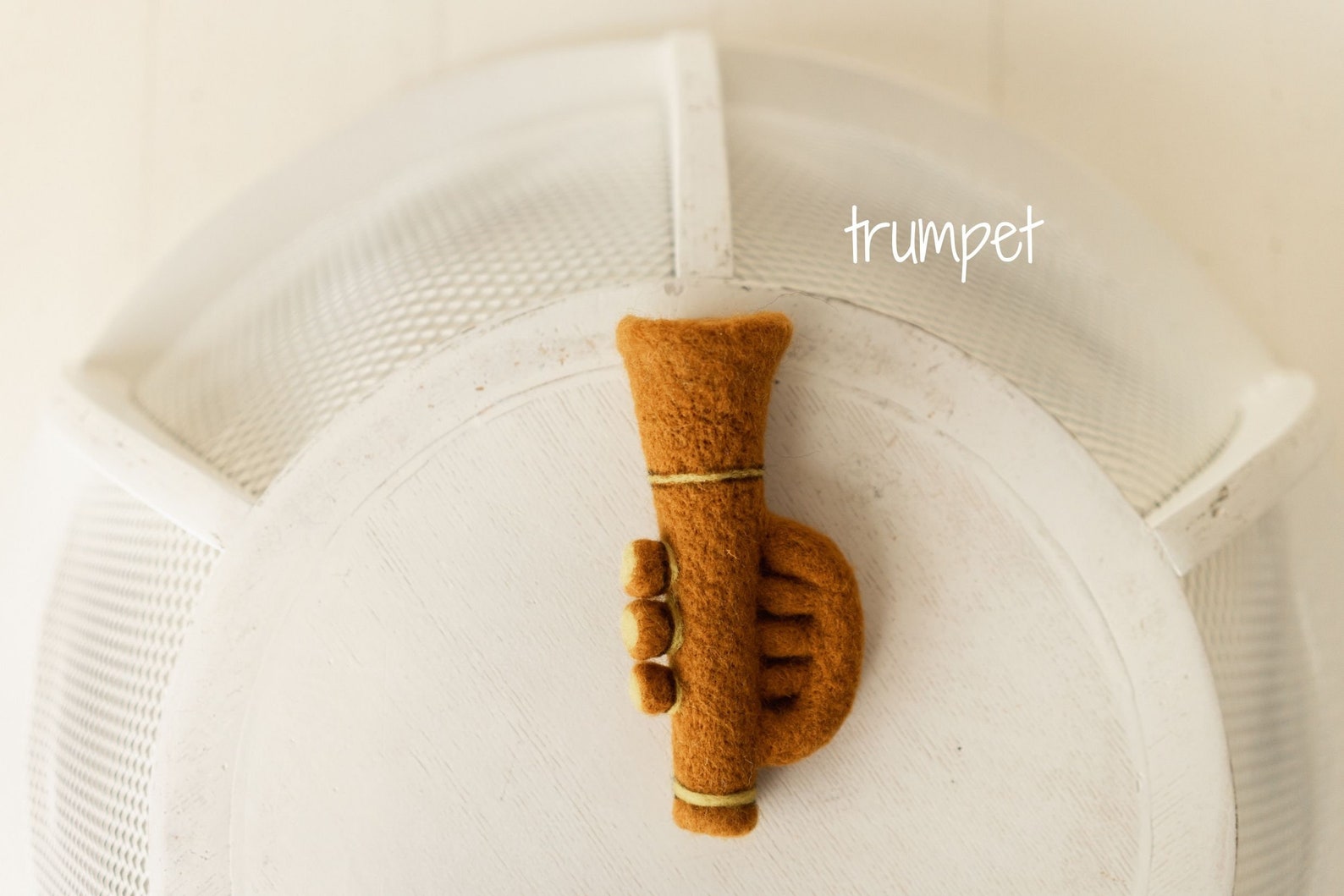 Hand-felted Newborn Music Props Toy, Newborn Felted Microphone Toy ...