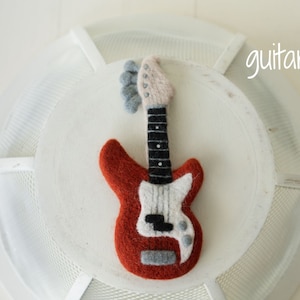 Hand-felted Newborn Music Props Toy, Newborn Felted Microphone Toy ...