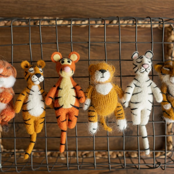 Felt Tiger - Etsy