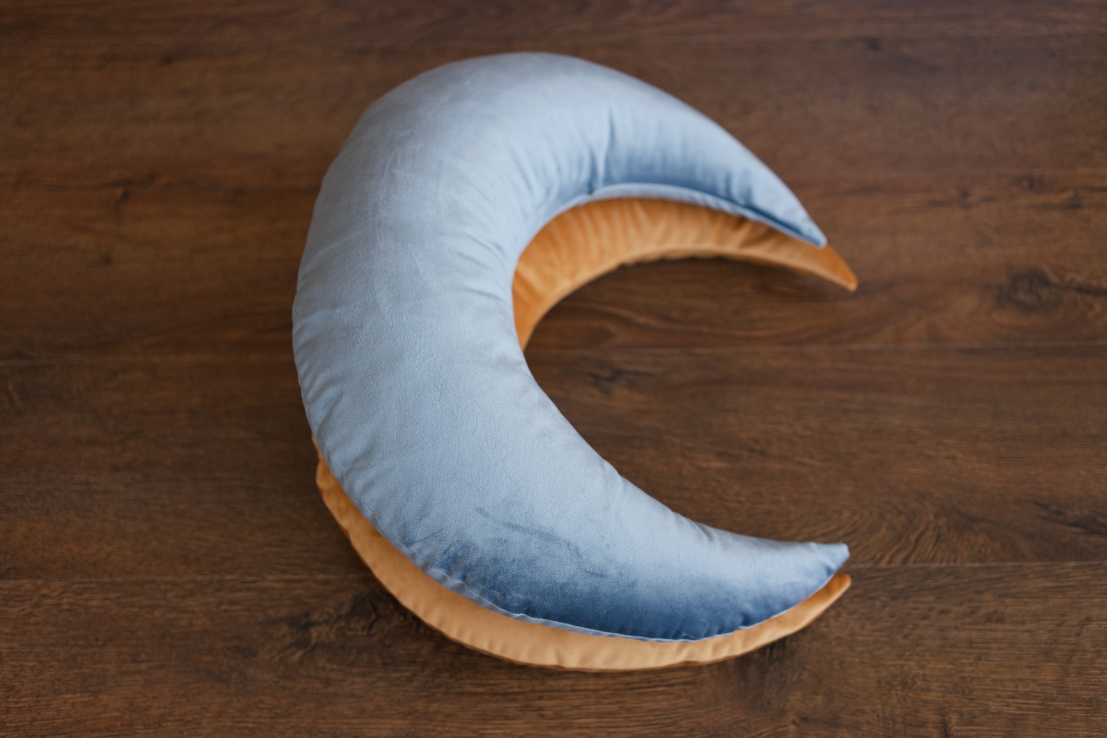 Removable Newborn Velvet Moon Pillow with StarsSuede Crescent | Etsy