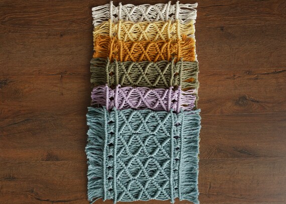 Colourful Macrame Newborn Rug Newborn Photography | Etsy