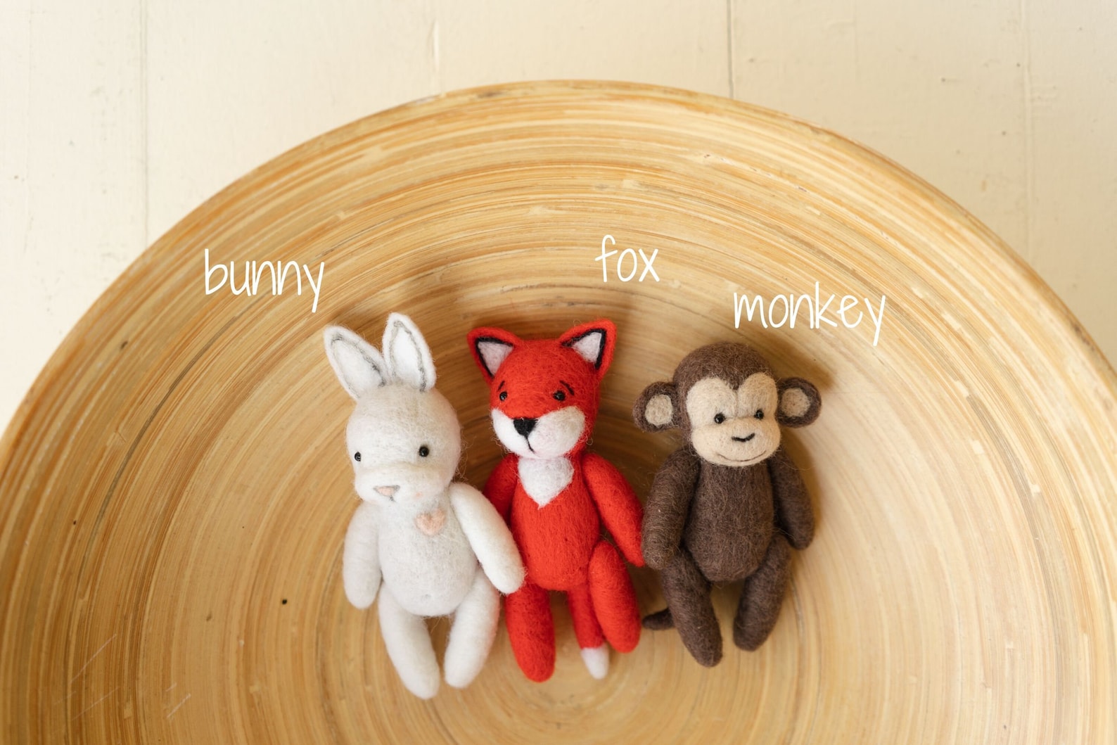 Newborn Photography Felt Toy Felted Animals Photo Props Felt - Etsy