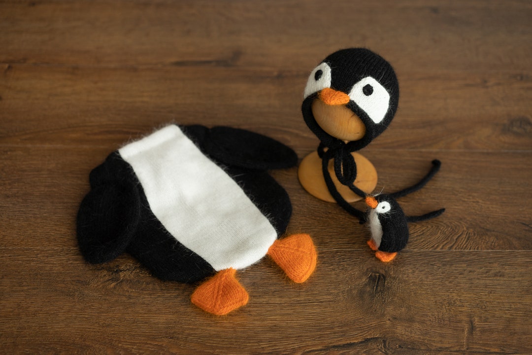 Newborn Penguin Cocoon Photo Props, Penguin Newborn Photography Props ...