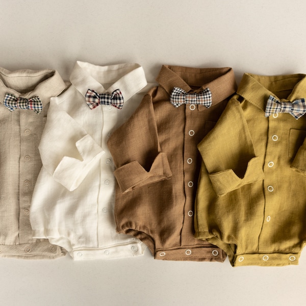 Linen Baby Clothes - Etsy