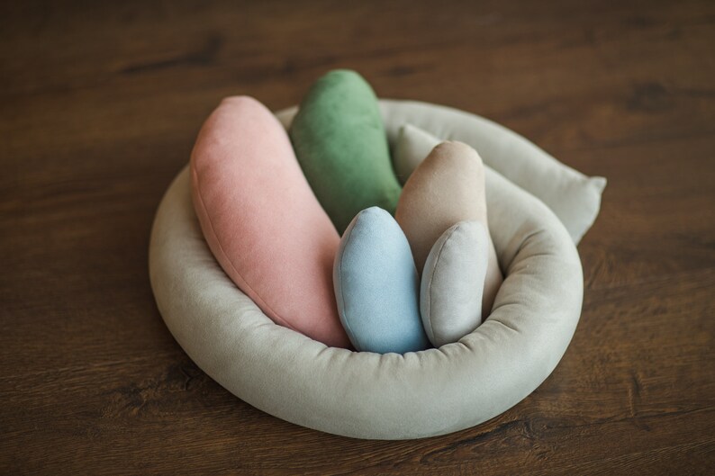 Newborn Filled Posing Beans 5pcs Contoured Posing Beans | Etsy