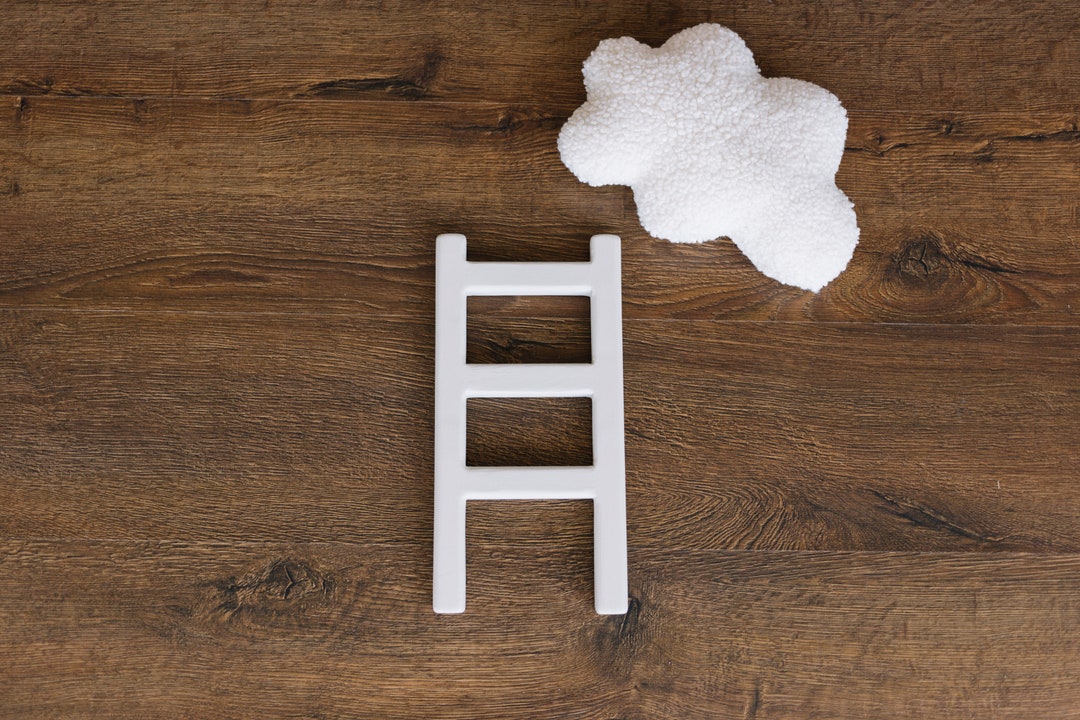 Newborn Wooden Ladder Photo Prop, Newborn Wooden Photo Props, Baby ...