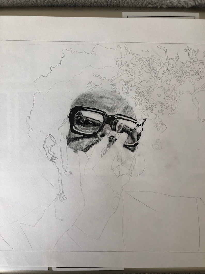 The Weeknd Drawing Print - Etsy