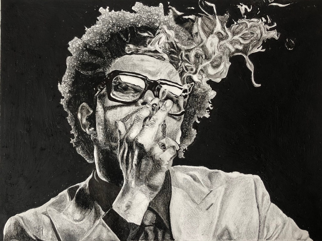 The Weeknd Drawing Print - Etsy