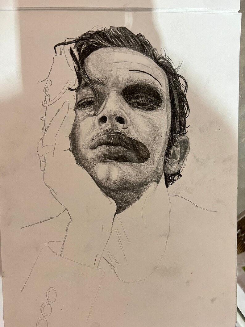 Matty Healy Drawing Print - Etsy