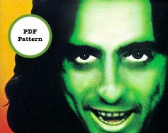 Alice Cooper Cross Stitch Pattern - Etsy