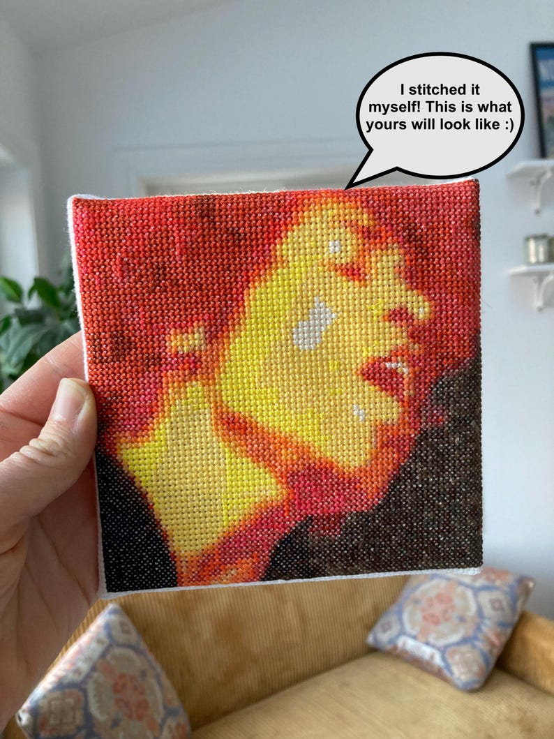 Jimi Hendrix Cross Stitch Pattern Electric Ladyland Album Cover Art PDF ...