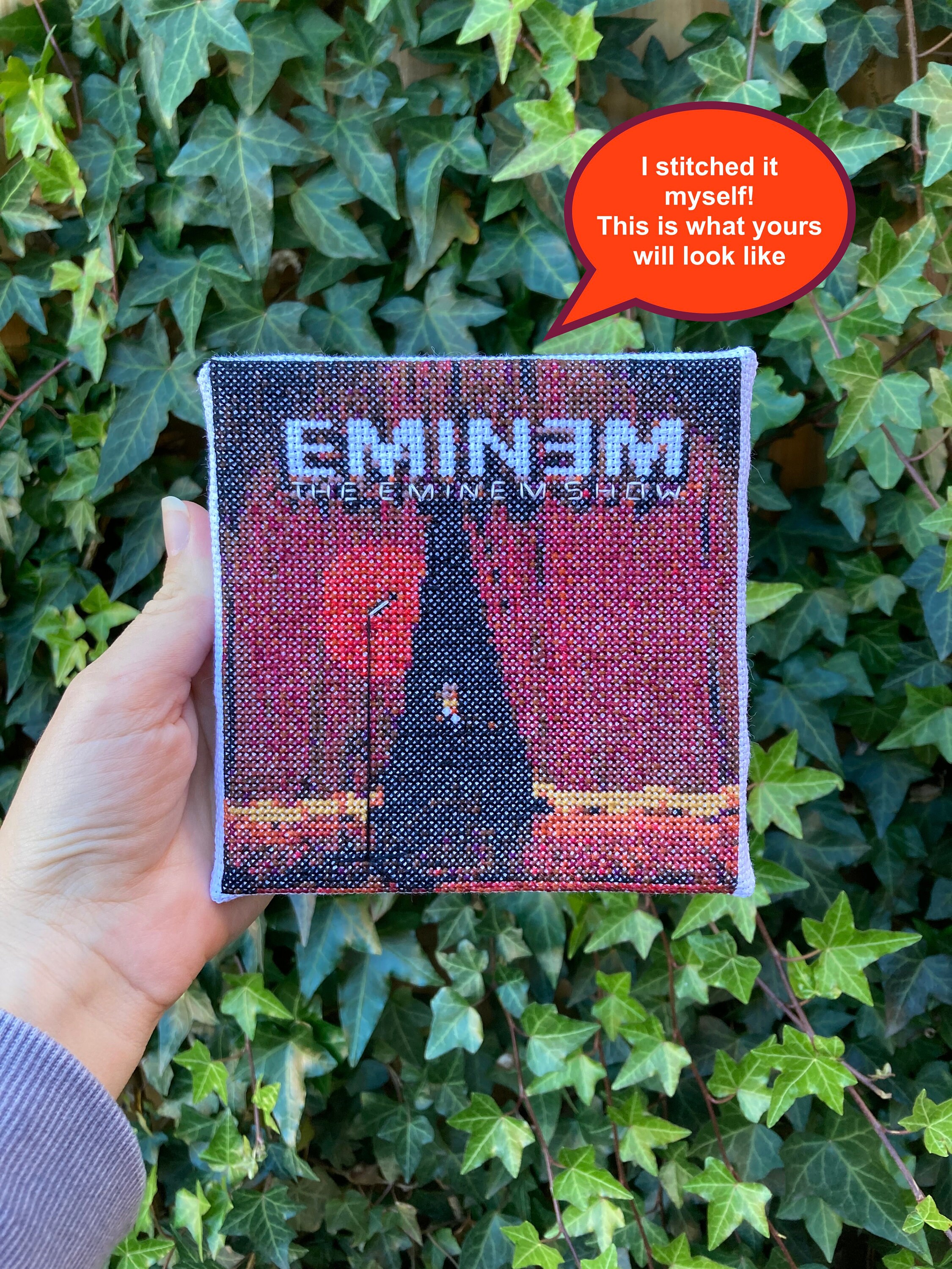 Eminem Cross Stitch Pattern the Eminem Show Album Cover Art PDF ...
