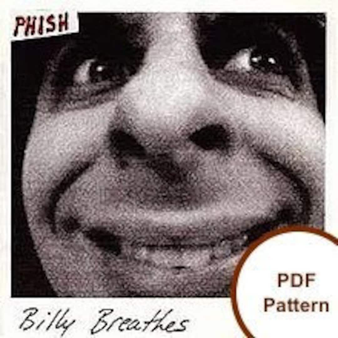 Phish Cross Stitch Pattern Billy Breathes Album Cover Art PDF Download ...