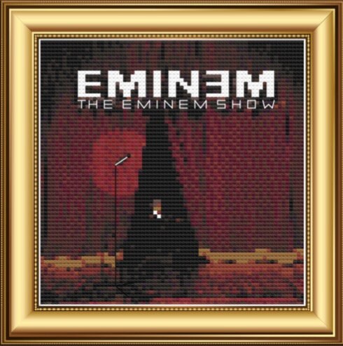 Eminem Cross Stitch Pattern the Eminem Show Album Cover Art PDF ...