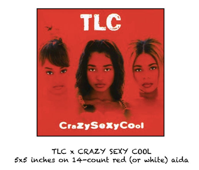 Tlc Cross Stitch Pattern Crazysexycool Album Cover Art Pdf Etsy