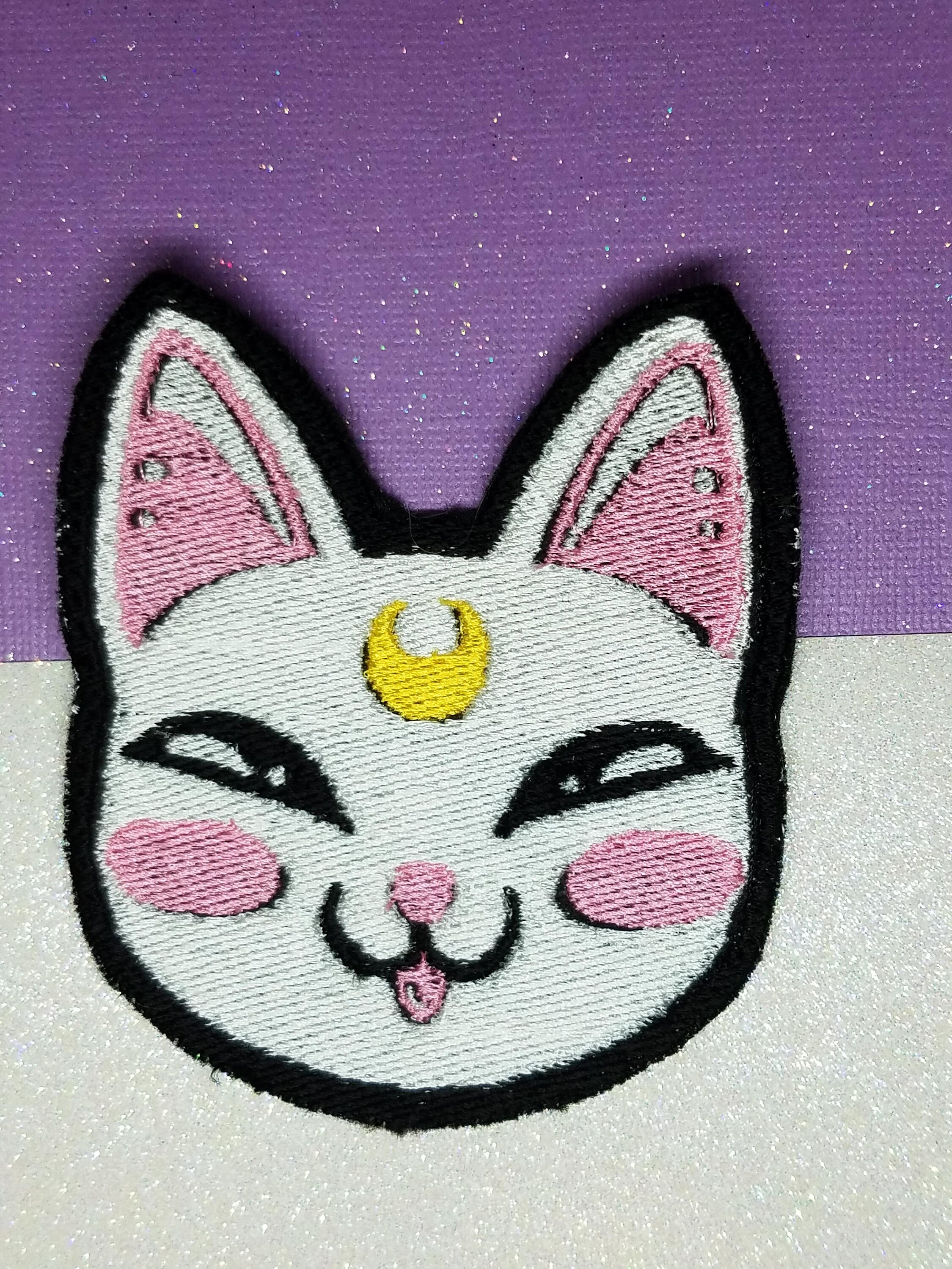 Good Luck Moon Kitty Patches - Etsy