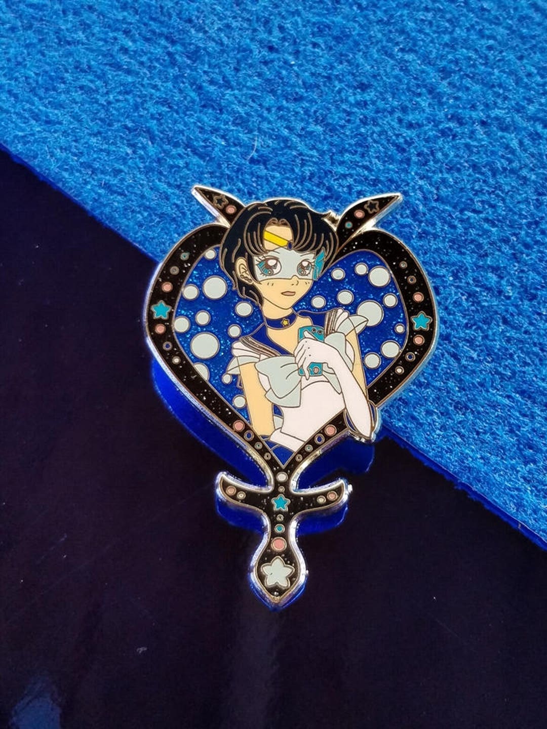 Sailor Mercury Enamel Pin - Etsy