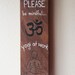 Yoga Session do Not Disturb Door Hanger, Mindfulness and Meditation ...