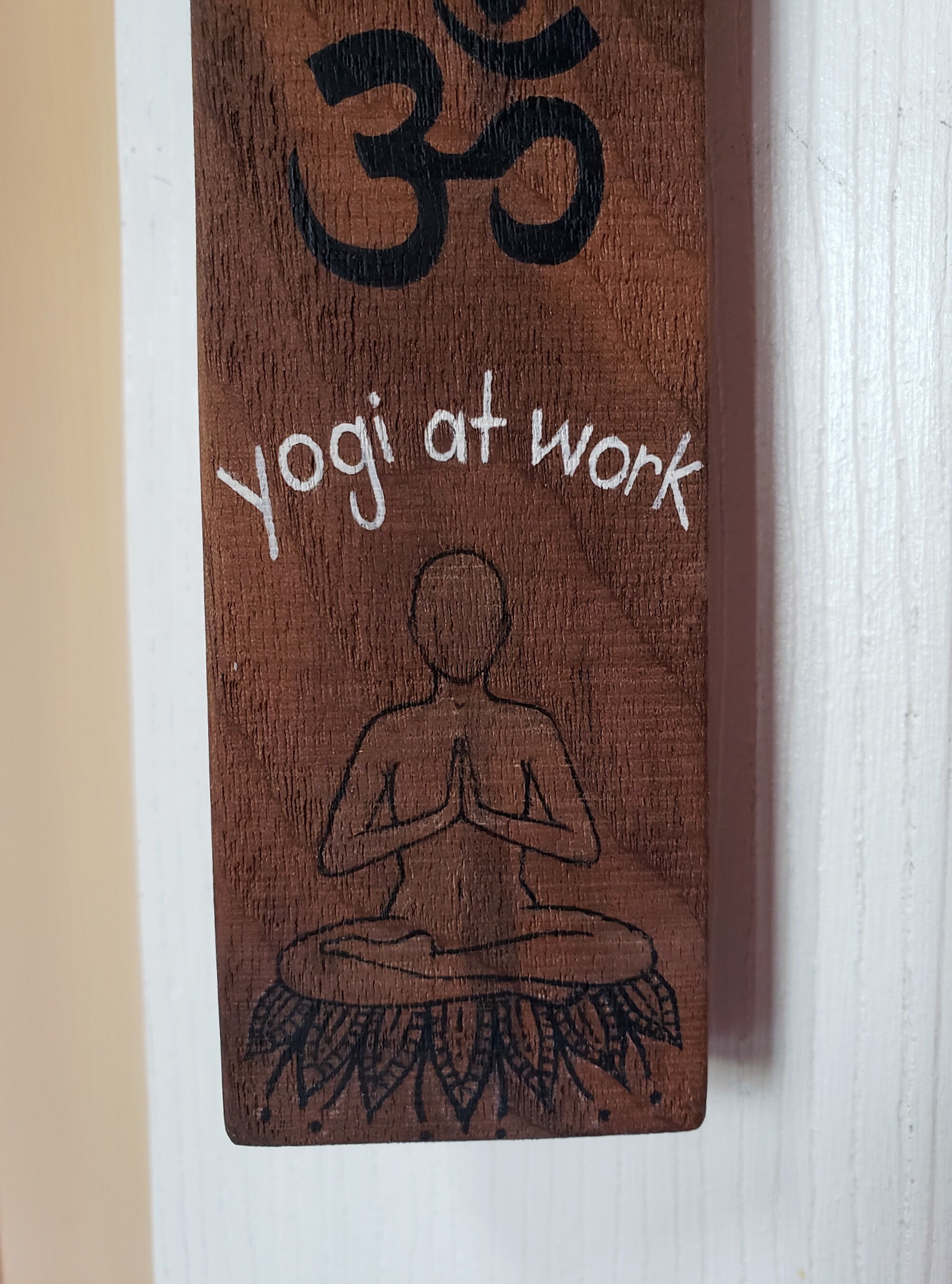 Yoga Session "do Not Disturb" Door Hanger, Mindfulness and Meditation ...