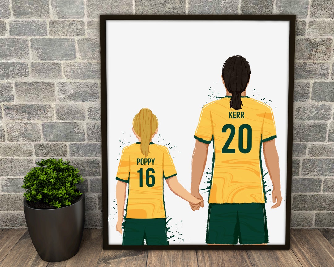 Custom Football Poster, Personalized Soccer Art, Soccer Ball Print ...