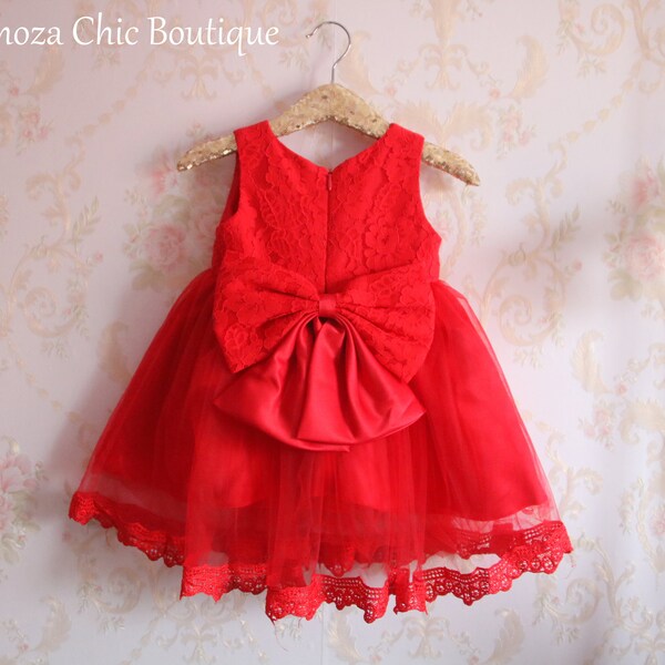 Red Baby Dress - Etsy