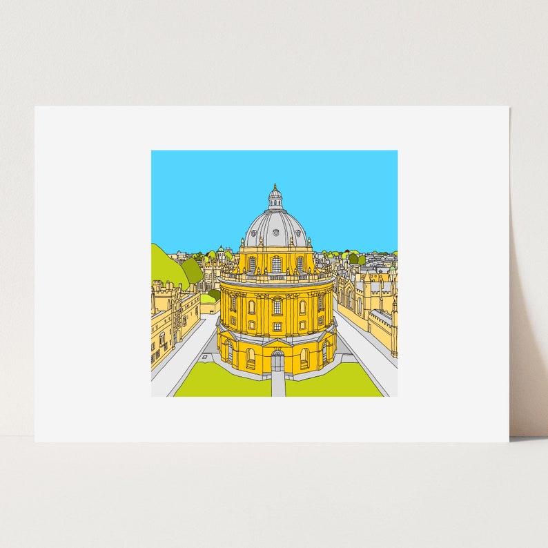 Oxford Art Print Radcliffe Camera Oxford Oxford - Etsy UK