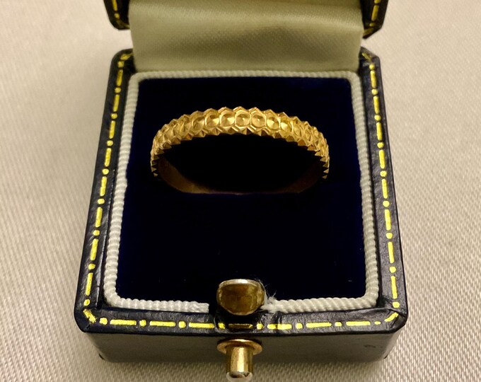 ART DECO FRANCE Authentic Vintage Design Gold Plated Ring- Quality ...