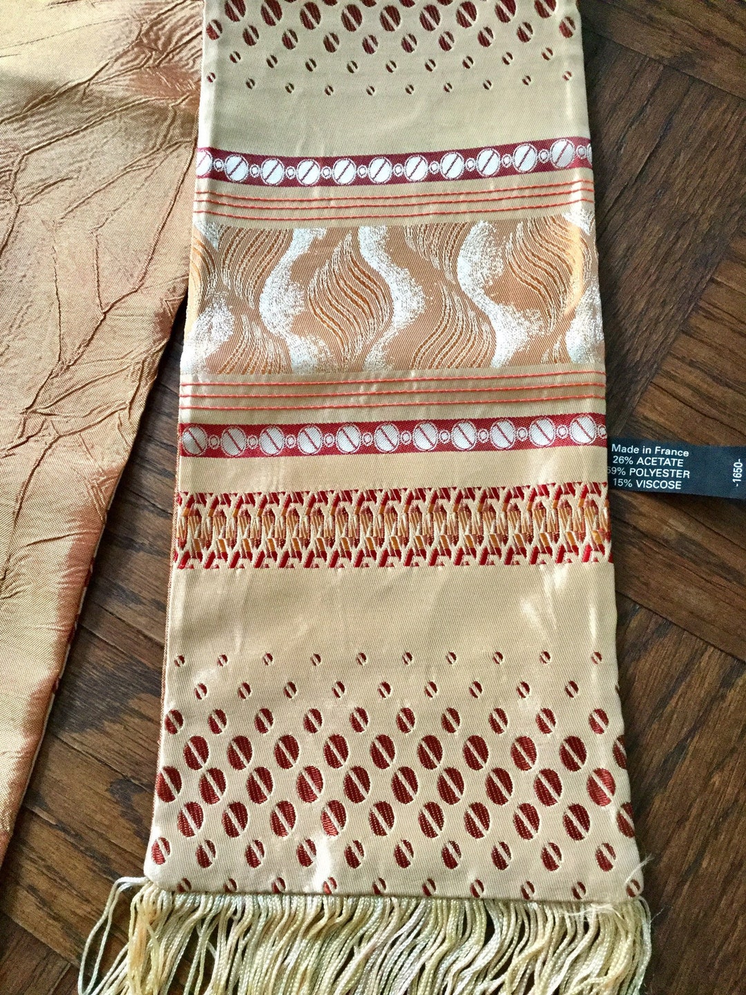 Luxury Scarf Vintage FRANCE PARIS DESIGNER Scarf Very Nice Quality ...