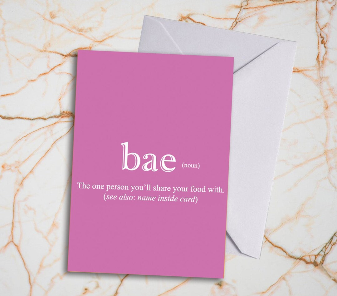 SALE Bae Valentines Love, BFF Funny Spicebabecards Free Delivery - Etsy