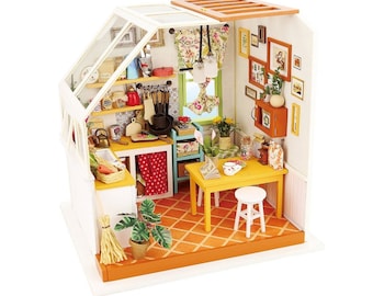 DIY 3D Wooden Miniature House Building Kit: Cathy's Flower - Etsy