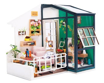 DIY 3D Wooden Miniature House Building Kit: Simon's Coffee | Etsy