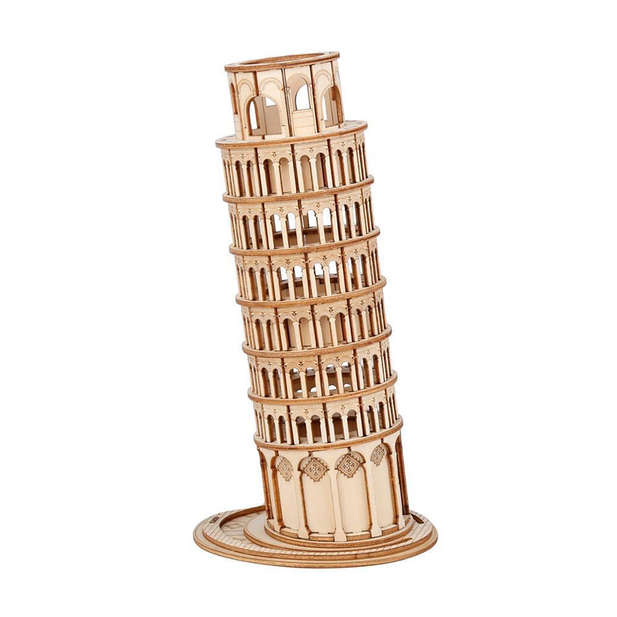 DIY 3D Wooden Buildings Structures Model Puzzle - Etsy