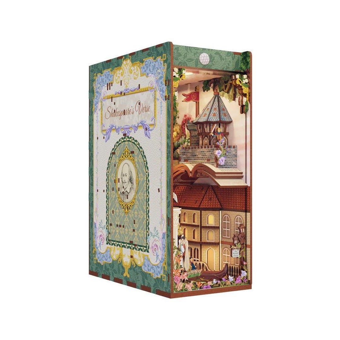 DIY 3D Wooden Miniature House Book Nook Kit: Shakespeare's Verse - Etsy