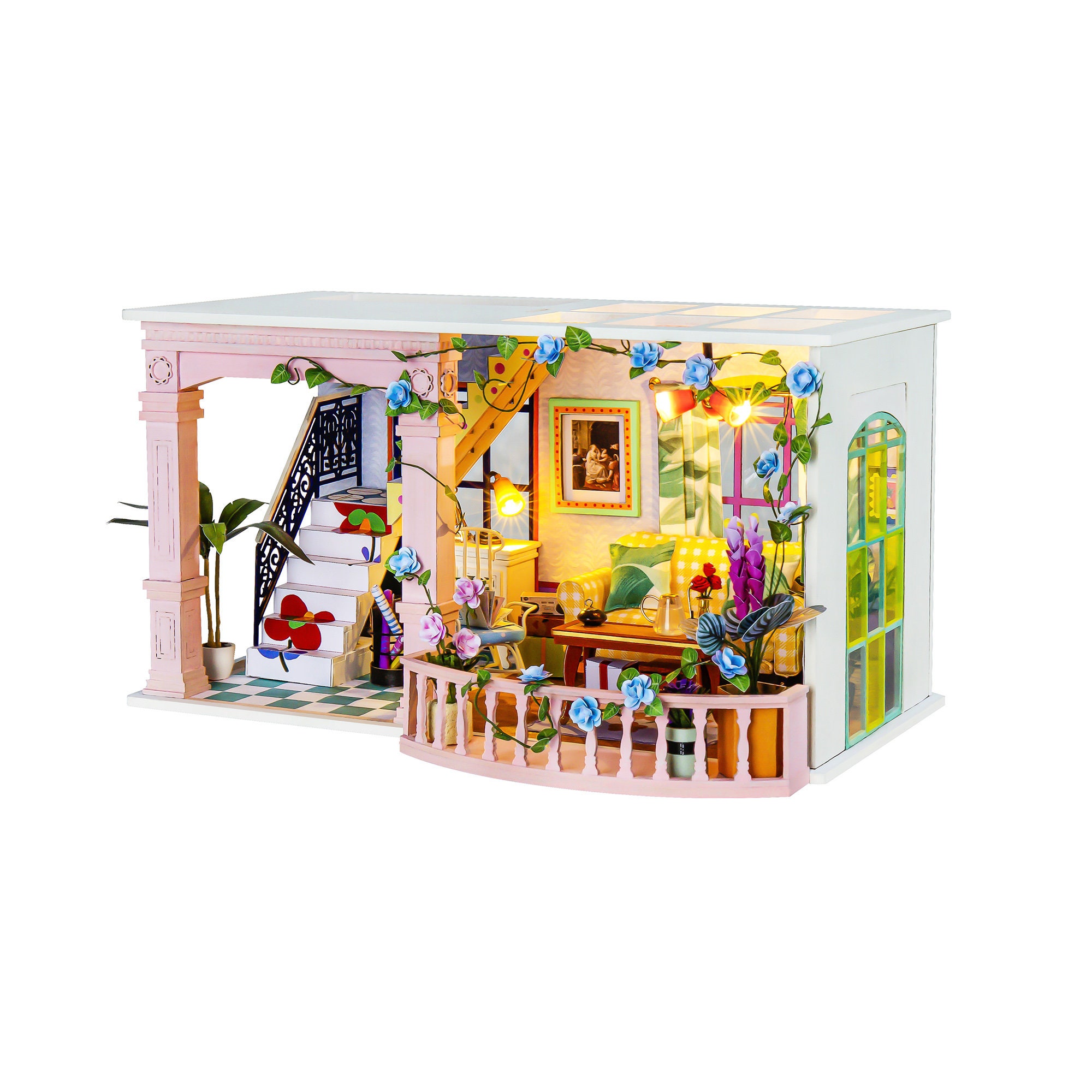 DIY 3D Wooden Miniature House Building Kit: Stackable Sets - Etsy