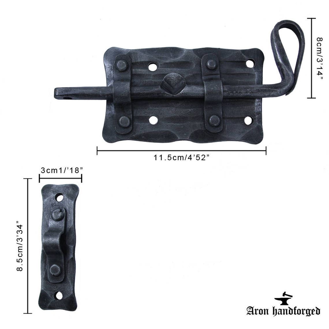 Hand Forged Door BOLT Lock Metal Latch Hook Lock Gate Latch | Etsy