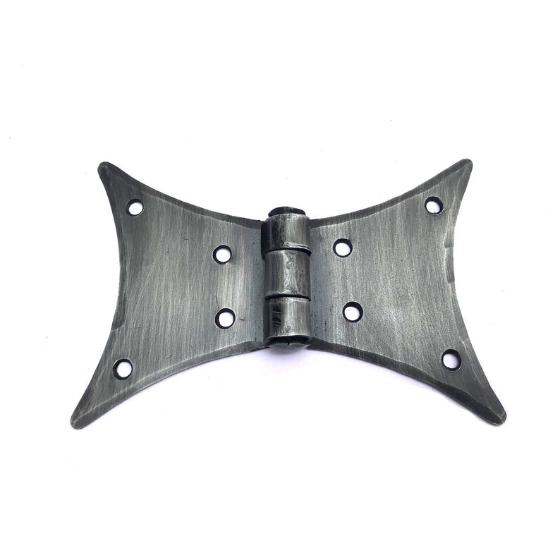 Hinges Black Butterfly Hand Forged Blacksmith Wrought Iron | Etsy