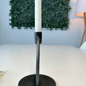 Ring Shaped Single Hand Forged Iron Candle Stand - Etsy
