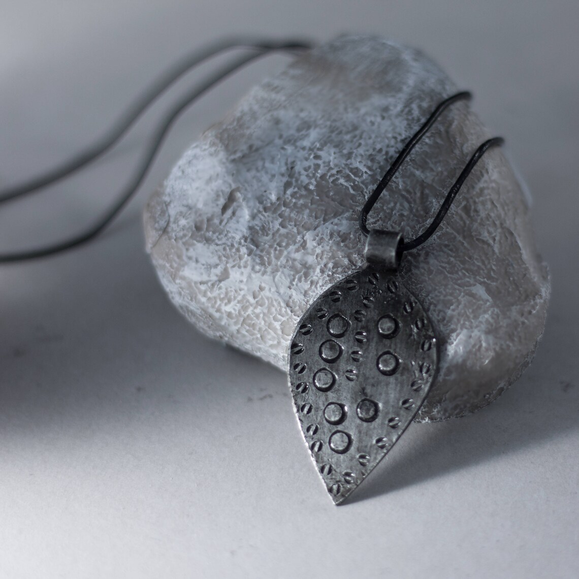 Metal Hand Forged Necklace Blacksmith Zinc Plating Rust | Etsy