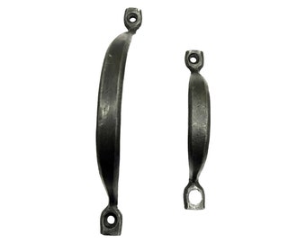 Solid Copper Door Handle Pull Hand Forged - Etsy