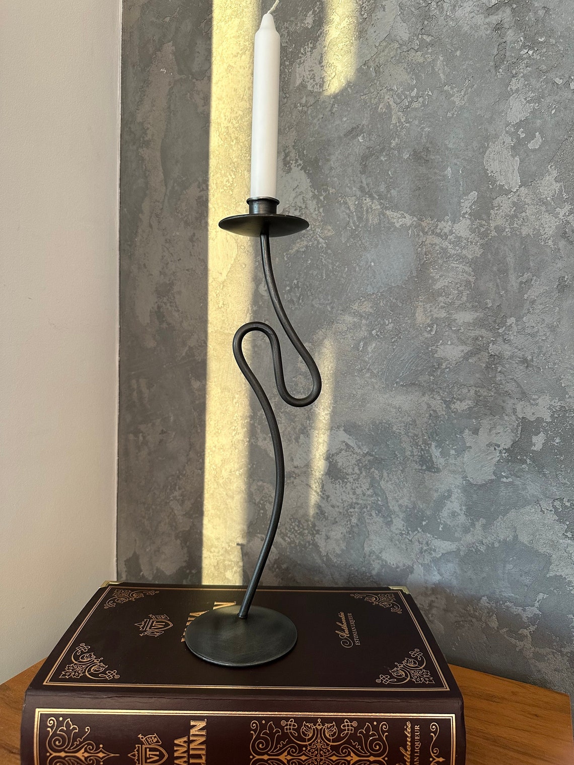 Stylish Candle Stand Hand Forged Candle Stand Holder Iron - Etsy