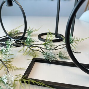 Trendy Circular Candle Stand Hand Forged Candle Stand Holder Iron Stand ...