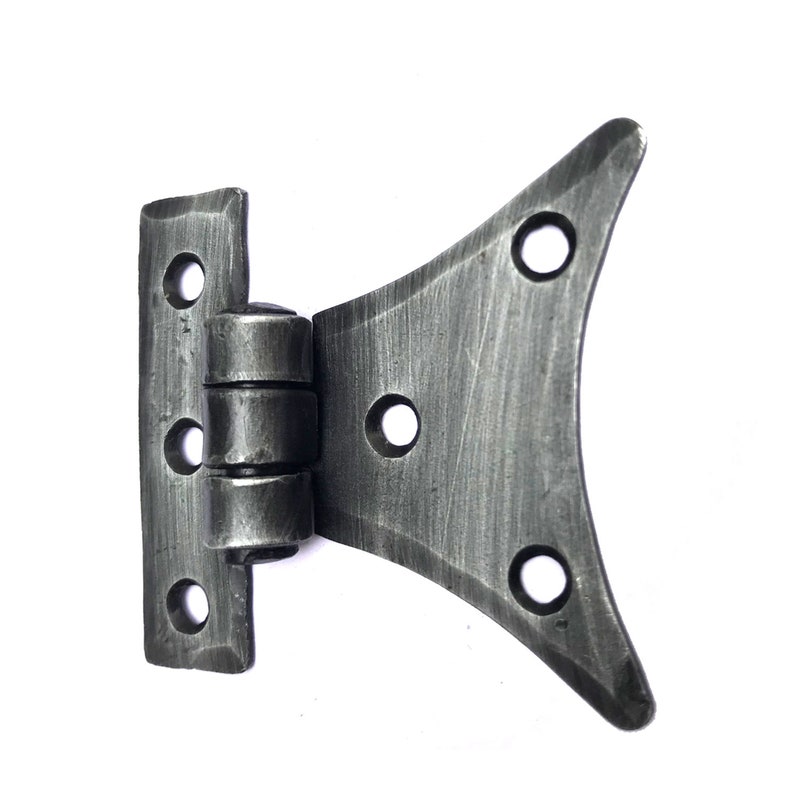 Hinges Butterfly Wing Black Hand Forged Blacksmith Wrought | Etsy